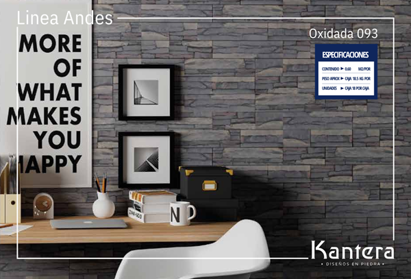 Línea Andes Oxidada 093 – Homegres Importadora